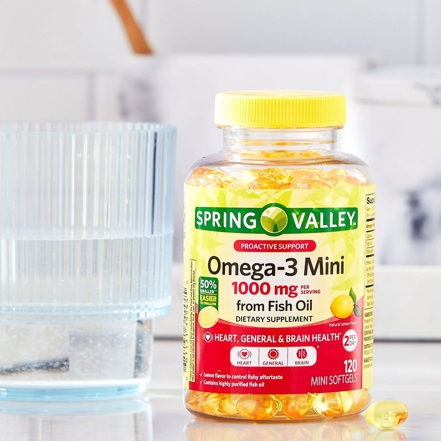 Omega-3 Mini Fish Oil Spring Valley 1000 mg, Capsulas – Beauty Store Peru