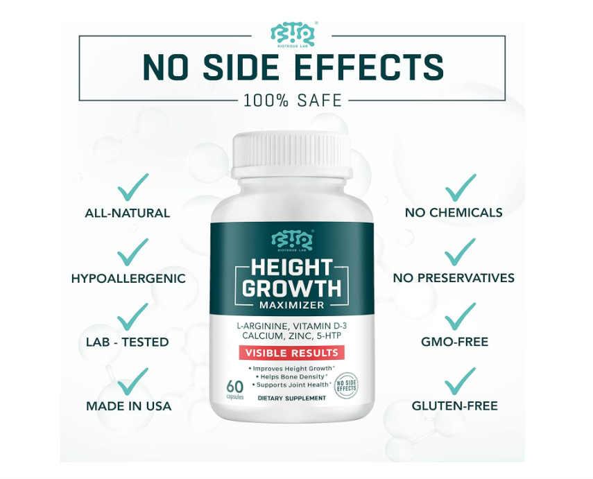 Height Growth Maximizer , 60 capsulas - Bioteque Labs – Beauty Store Peru