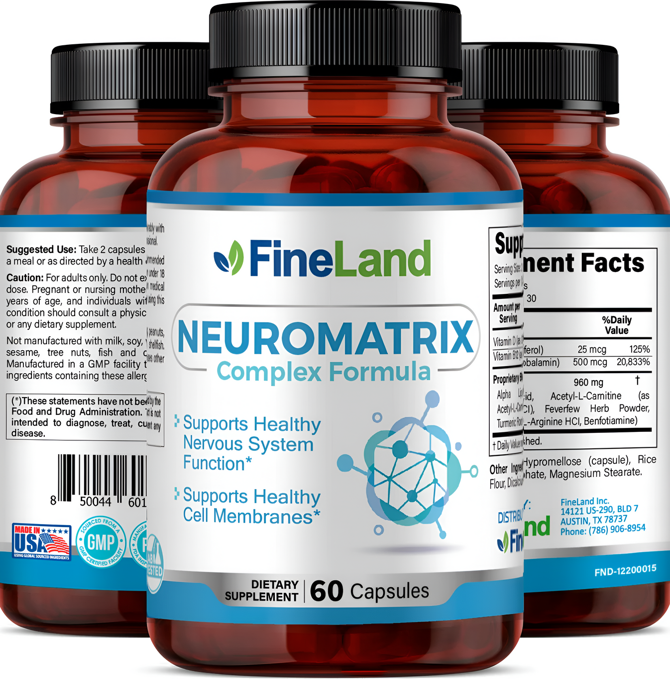 Neuromatrix 60 capsulas - FineLand – Beauty Store Peru
