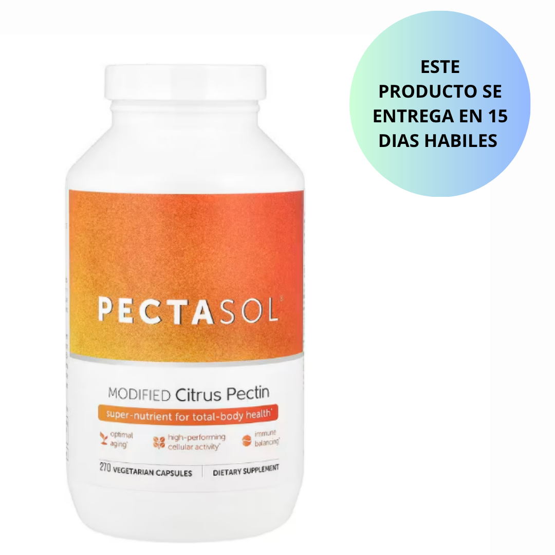 Econugenics - PectaSol, Modified Citrus Pectin, 270 capsulas vegetaria ...