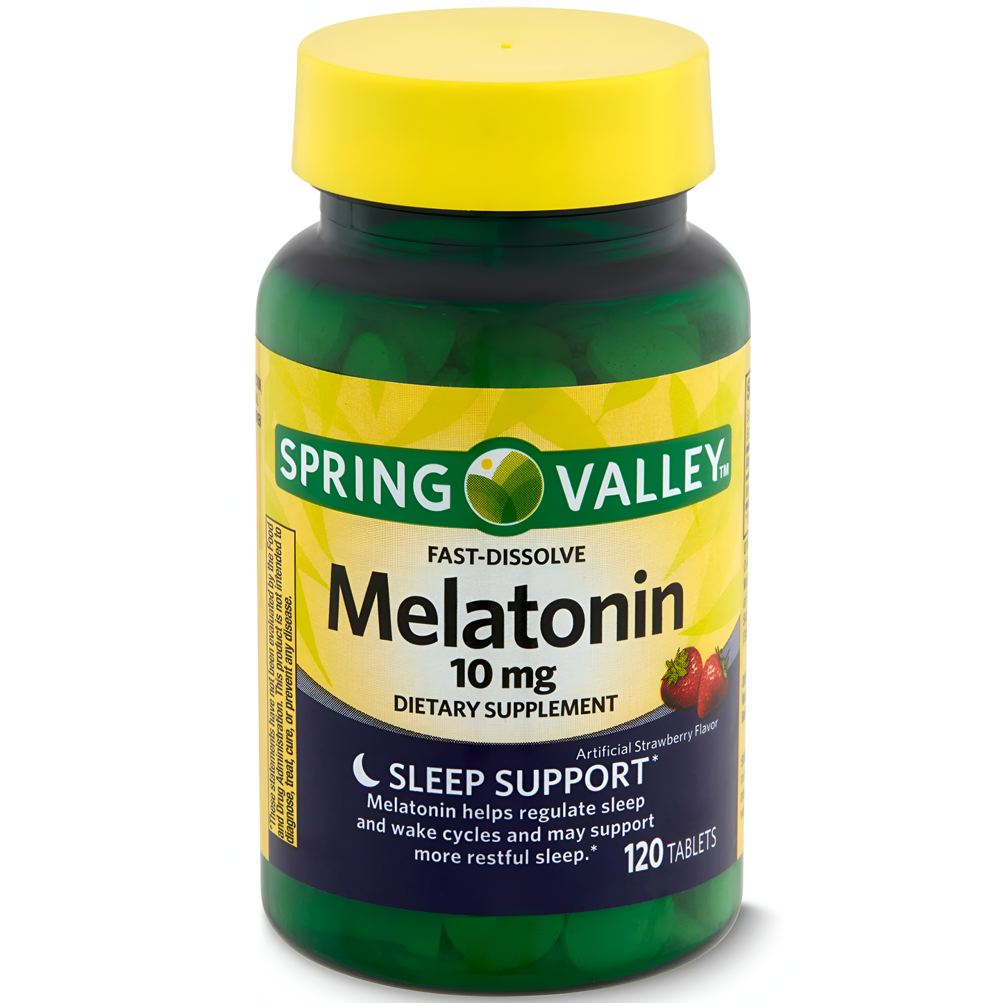 Melatonina de 5mg. Spring Valley Sabor a Fresa - 120 Tabletas – Beauty ...