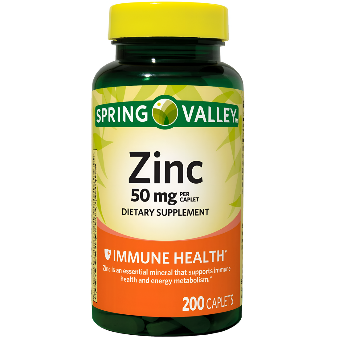 ZINC 50MG - SPRING VALLEY - 200 TABLETAS – Beauty Store Peru