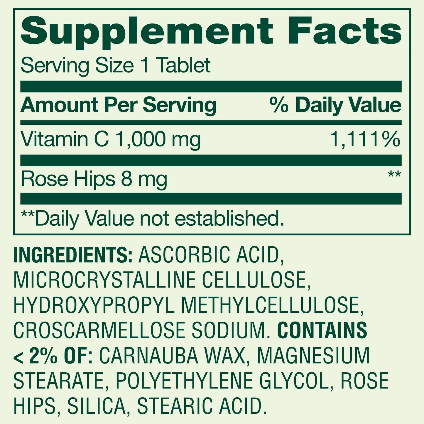 Spring Valley Vitamina C 1000 mg 250 Tabletas – Beauty Store Peru