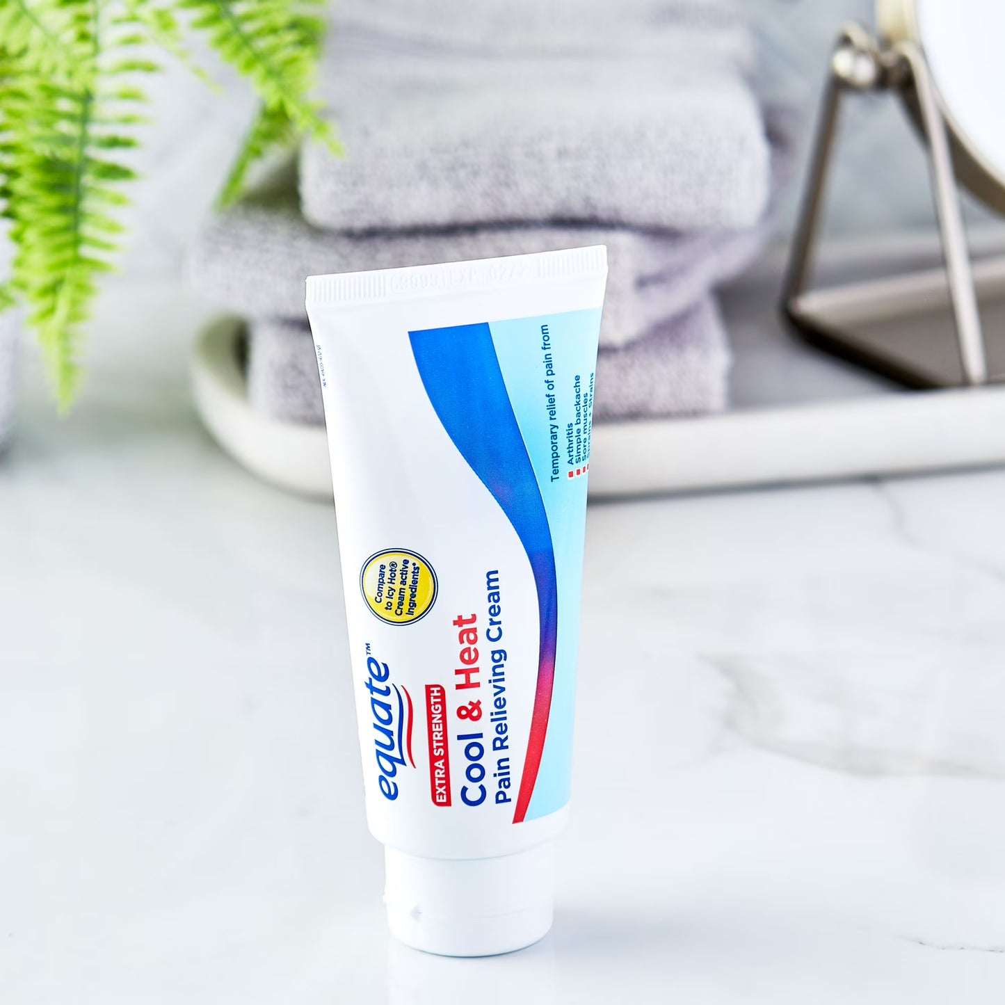 Crema analgésica Equate Extra Strength Cool & Heat con mentol al 10% y ...